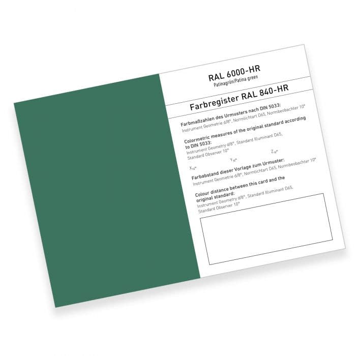 A4 kleurstalen RAL Classic kleuren | RAL-SHOP.NL